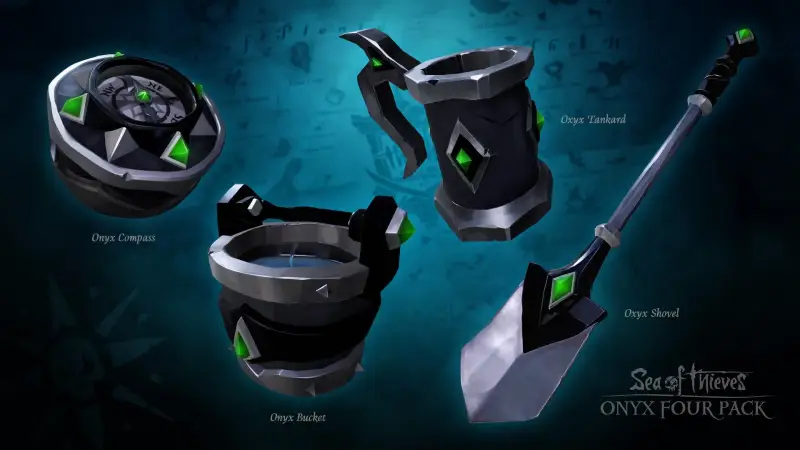 Obsidian Four Pack | Sea of Thieves Assets