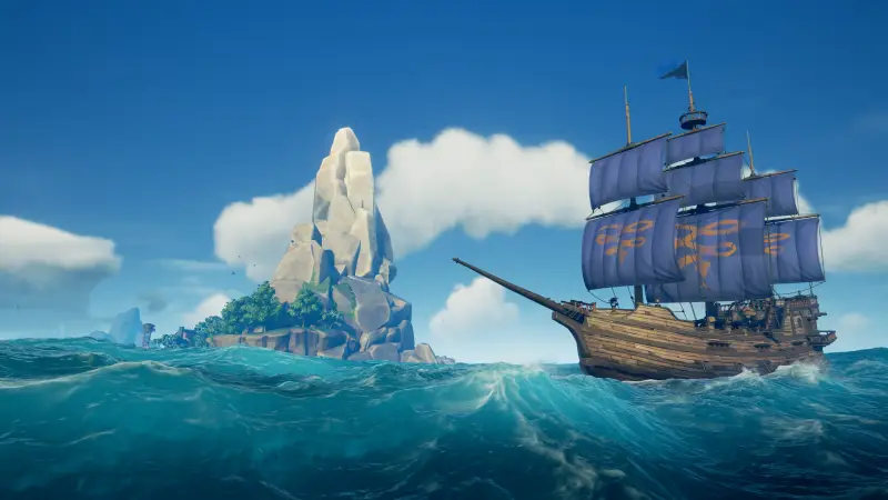 Serpent's Lie Sails | Sea of Thieves Assets